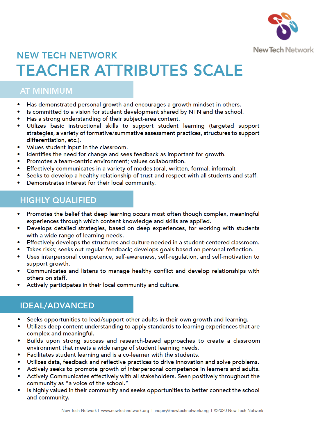 Teacher Attributes Scale – NTN Help Center